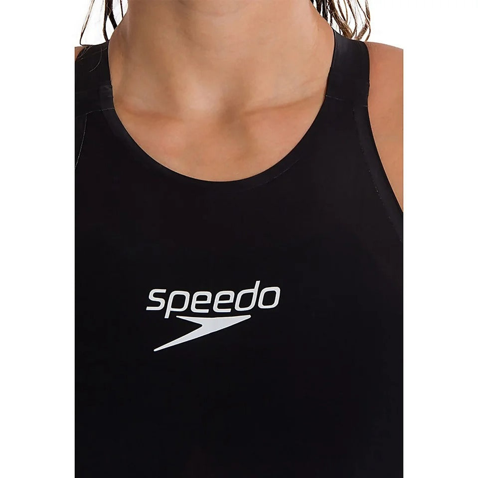 Speedo Fastskin LZR Pure Valor Open Back Kneeskin Tech Suit Swimsuit ...
