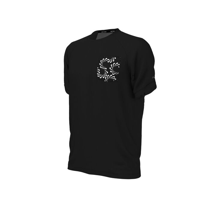 Nike Men Swoosh Line Pocket Short Sleeve Hydroguard