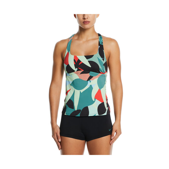 Nike Women Jungle Floral Square Neck Tankini — Swim2000