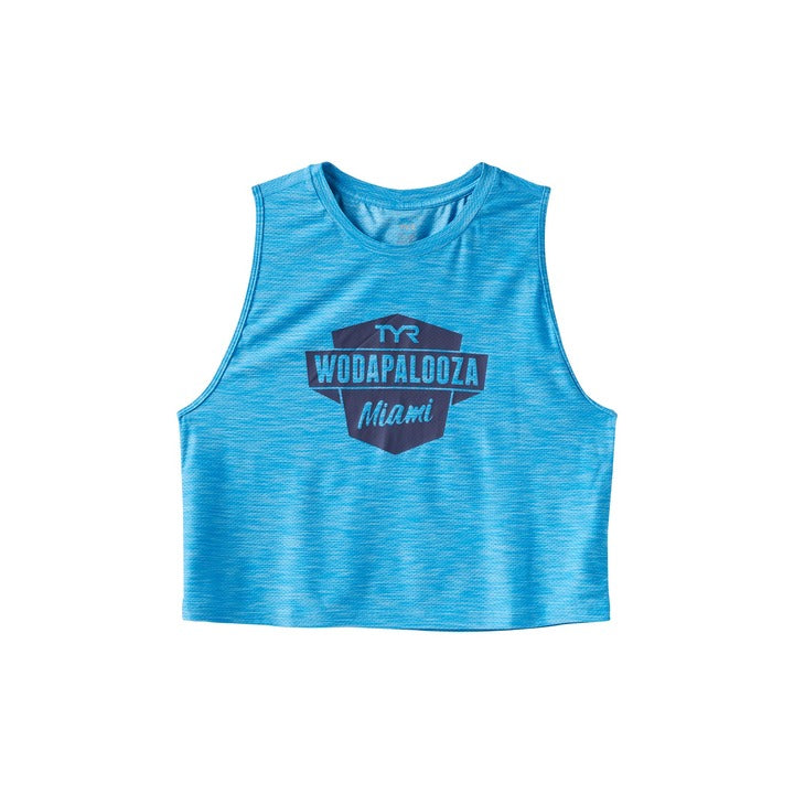 TYR Women's Woodpalooza Airtect Crop Tank Top