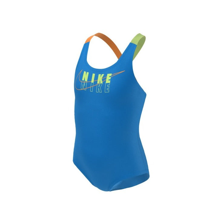 Nike Girls' Reflect Logo Nike Reflect Logo Crossback One Piece Swimsui