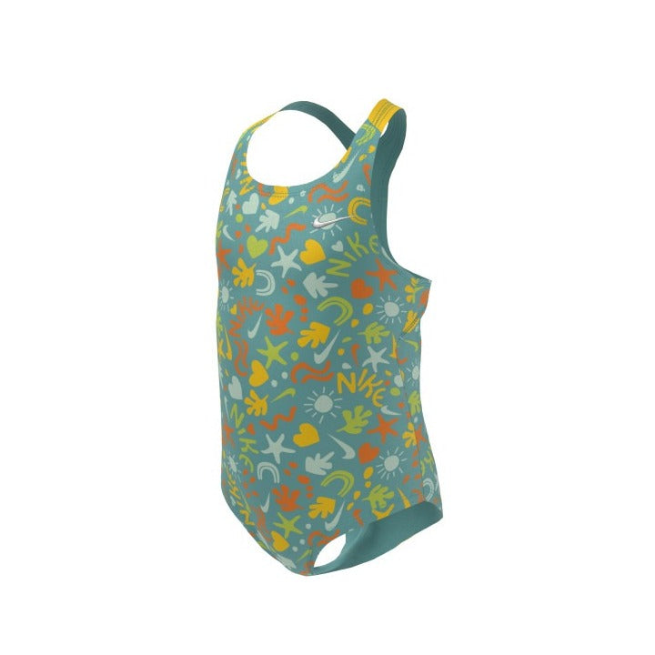 Nike Little Girls' Fun Forest Nike Fun Forest Racerback One Piece Swim
