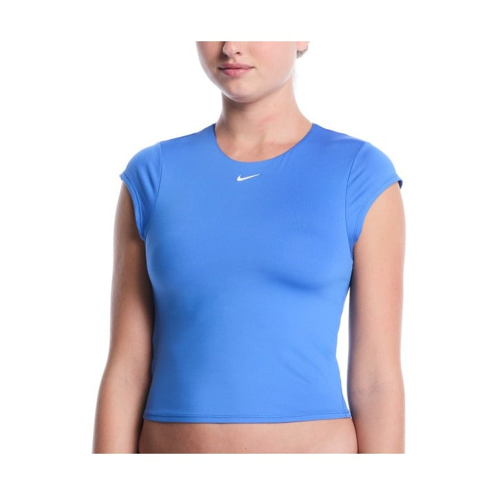 Nike Women's Effortless Essential Cap Sleeve Swim Top