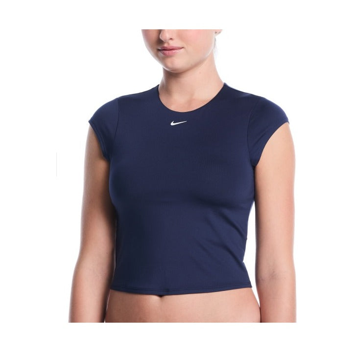 Nike Women's Effortless Essential Cap Sleeve Swim Top