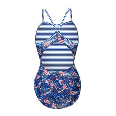 Dolfin Uglies V-2 Back One Piece Swimsuit Brave — Swim2000