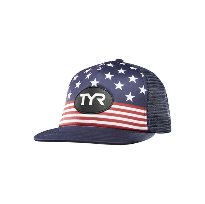 TYR USA Flat Brim Hat | Swim2000.com