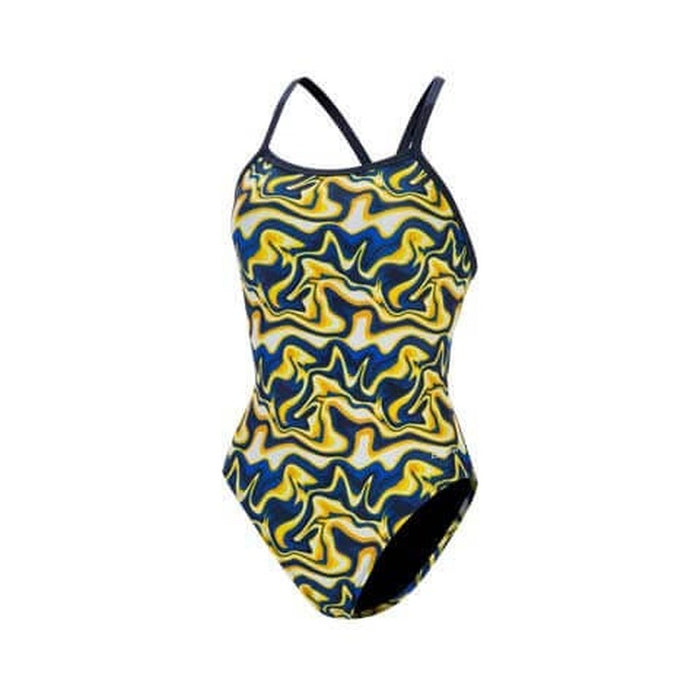 Dolfin XtraSleek Women's Supernova Green V-2 Back One Piece Swimsuit F ...