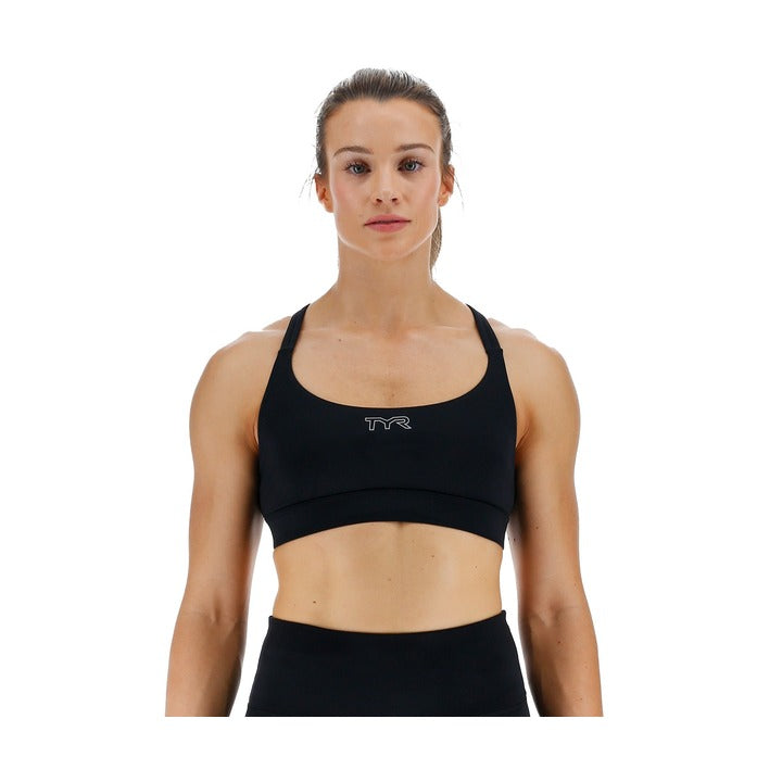 TYR Solid Base Kinetic Dual Strap Sports Bra – Chlorine Resistant & UPF ...